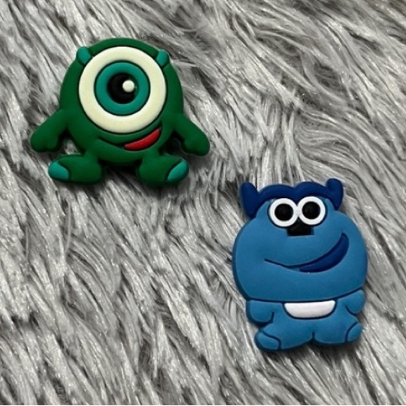 CROCS | Shoes | Monster Inc Croc Charm Set | Poshmark